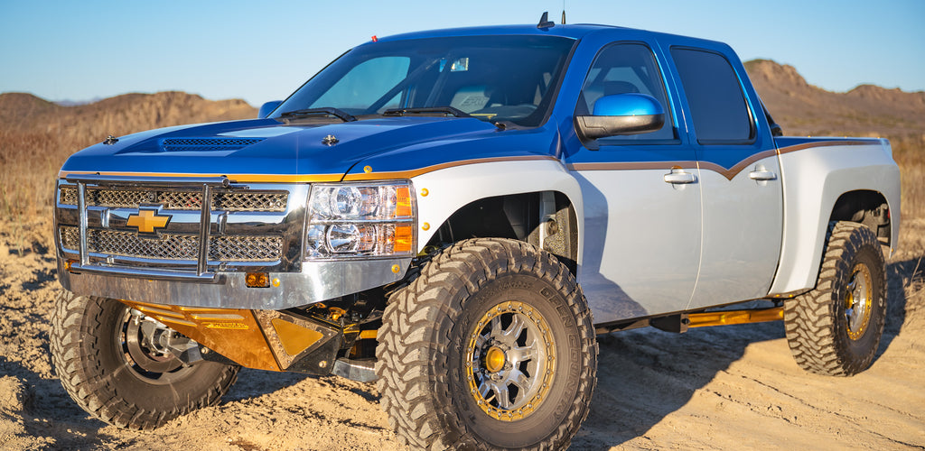 "Chrome Truck" Luxury Pre Runner built by Kibbetech