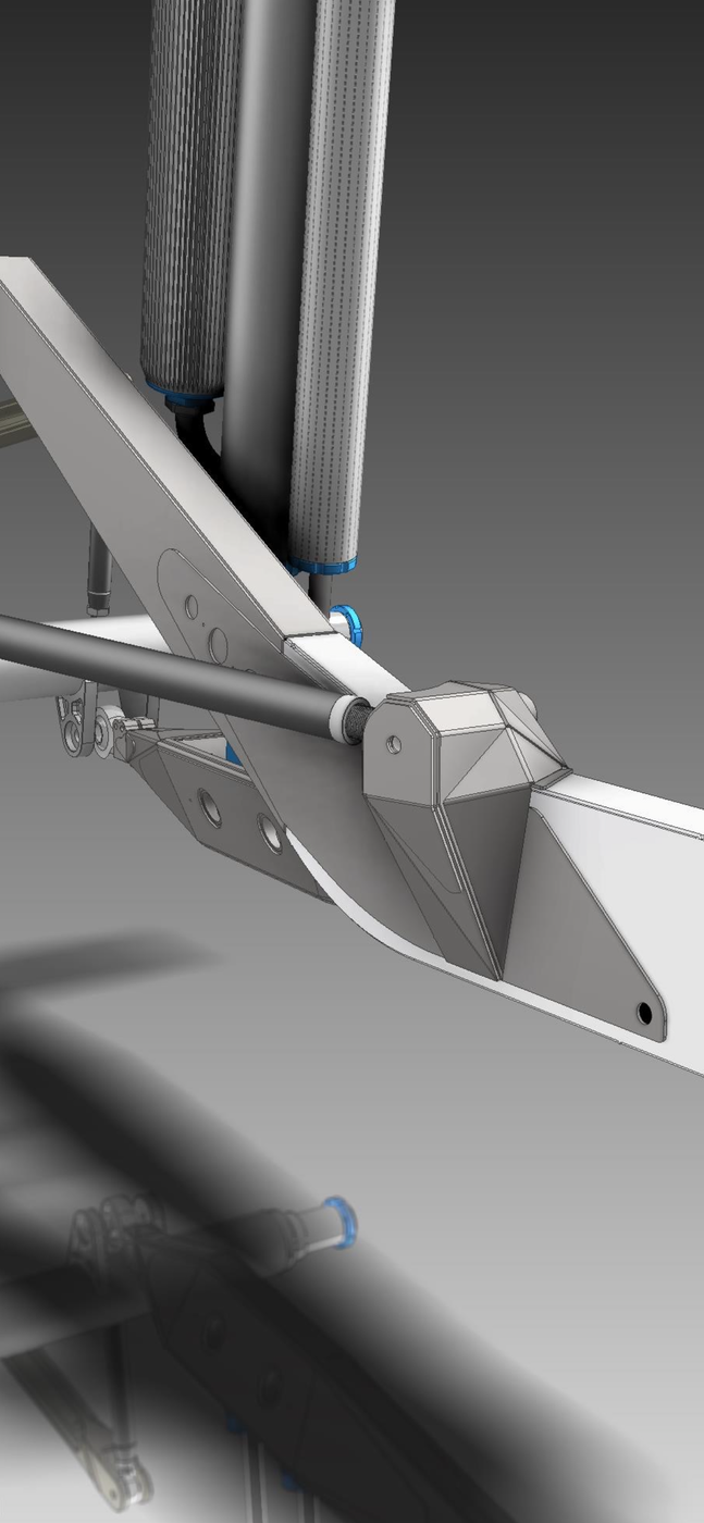 FRAME RAILS WITH INTEGRATED 4-LINK PIVOTS — Kibbetech