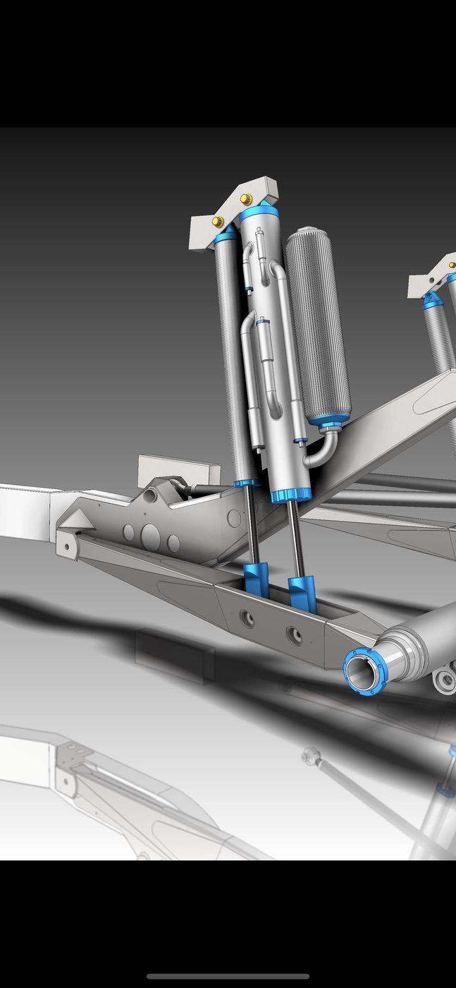 FRAME RAILS WITH INTEGRATED 4-LINK PIVOTS — Kibbetech
